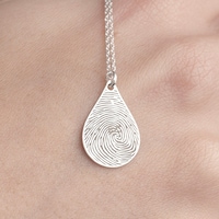 Personalized Baby Sterling Silver Necklace | Custom Engraved Sterling ...