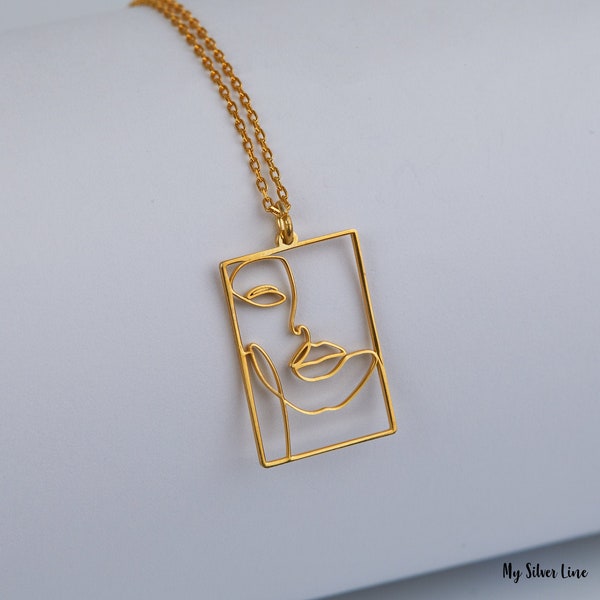 Line Drawing Jewelry - Etsy