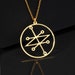 Azazel Sigil Necklace, Goetia Solomon Demon Seal Charm, Seal of Azazel ...