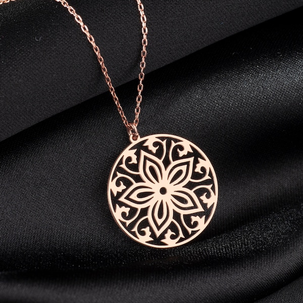 Mandala Necklace - Etsy