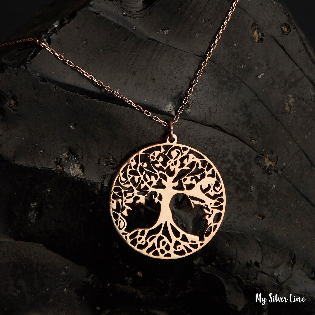 Tree of Life Necklace, Sterling Silver Life Tree Jewelry, Gift for Her ...
