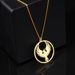 Phoenix Bird Necklace, Phoenix Jewelry in Sterling Silver, Mystic ...