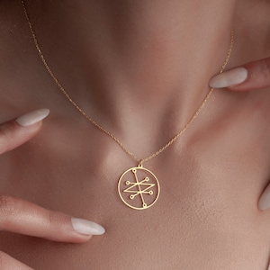 Azazel Sigil Necklace, Goetia Solomon Demon Seal Charm, Seal of Azazel ...