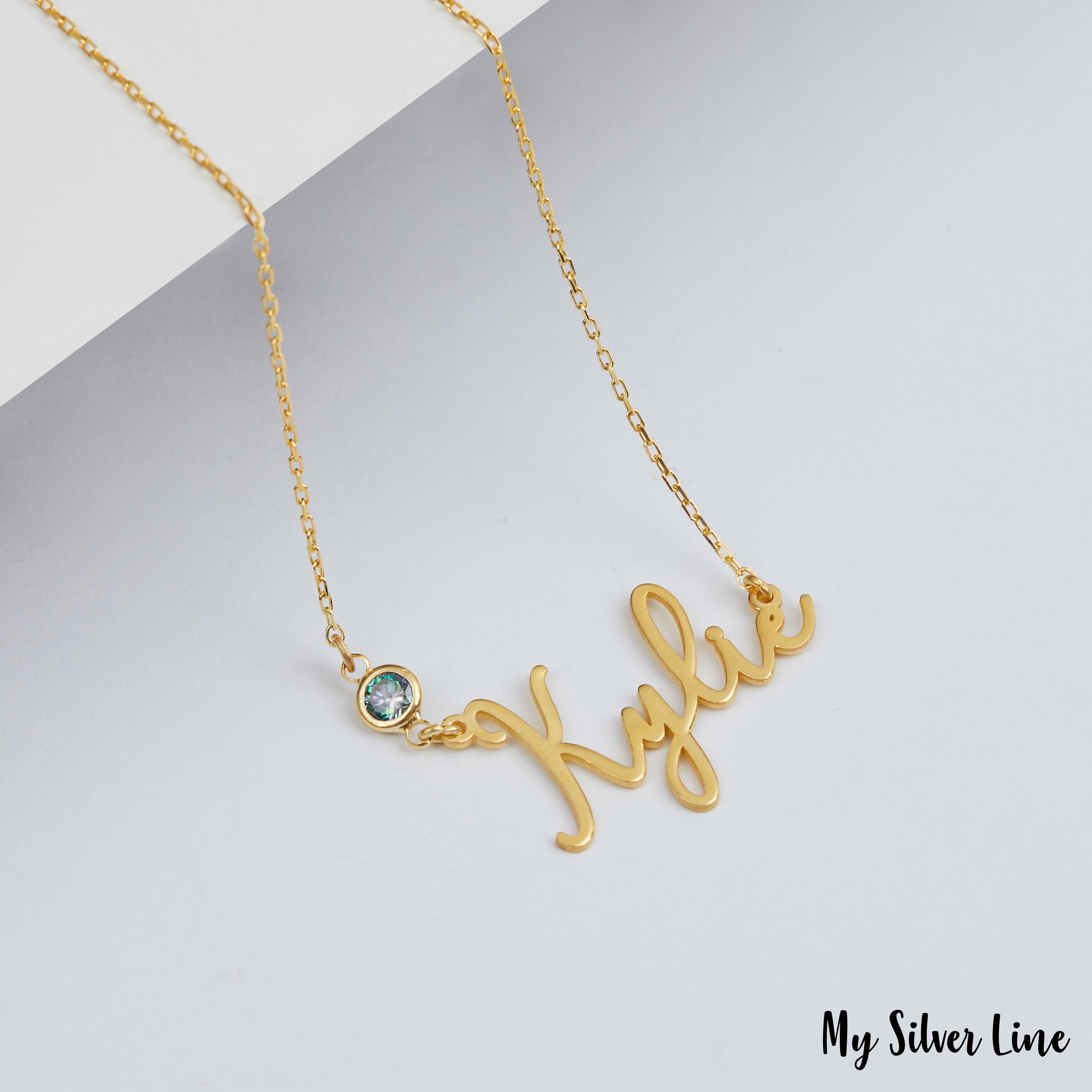 Custom Name Necklace Personalized Necklace in Sterling - Etsy