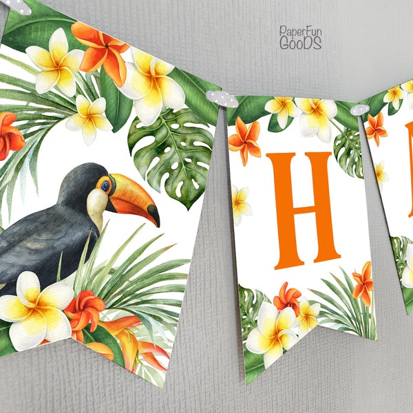 Tropical Birthday Decorations - Etsy