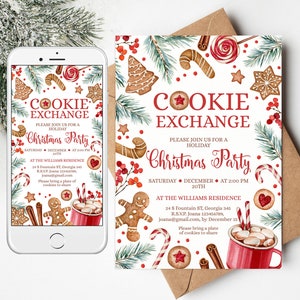 Editable Cookie Exchange Party Invite\evite. Cookie Decorating ...