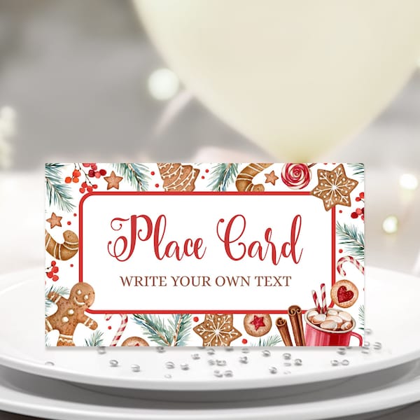 Place Card Cookies - Etsy