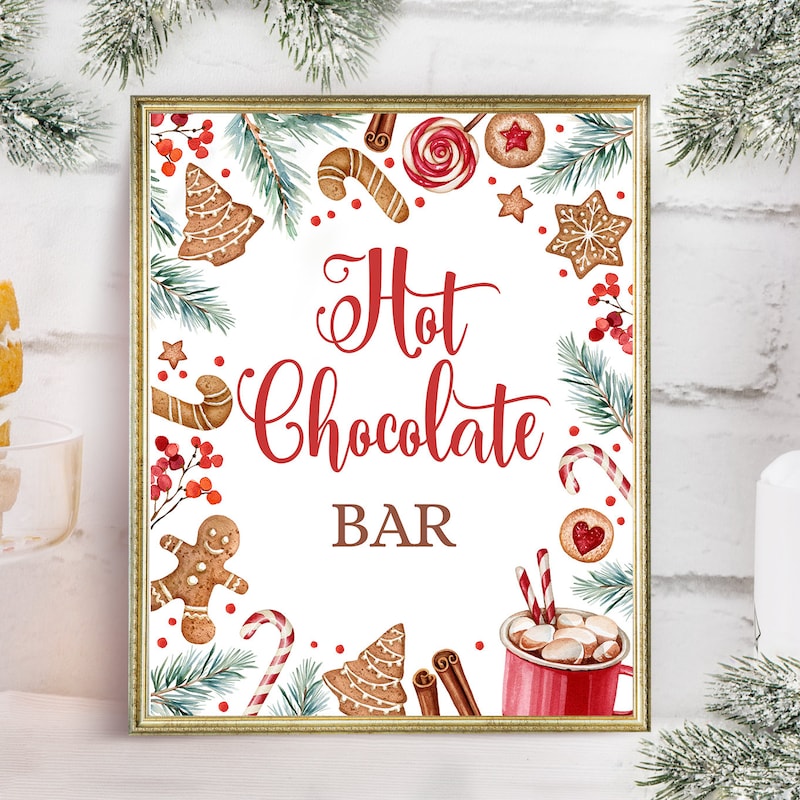 Editable Cocoa Bar Sign - Etsy
