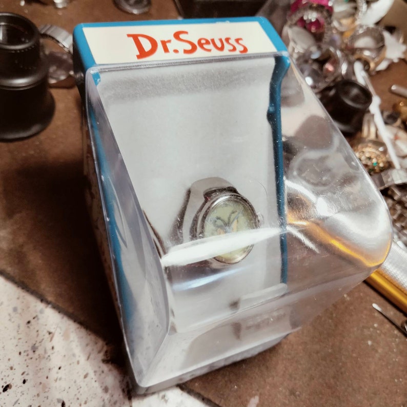 Ring Watch, Dr Seuss Grinch,vintage,1998, Nos, New Swiss Silver Oxide ...