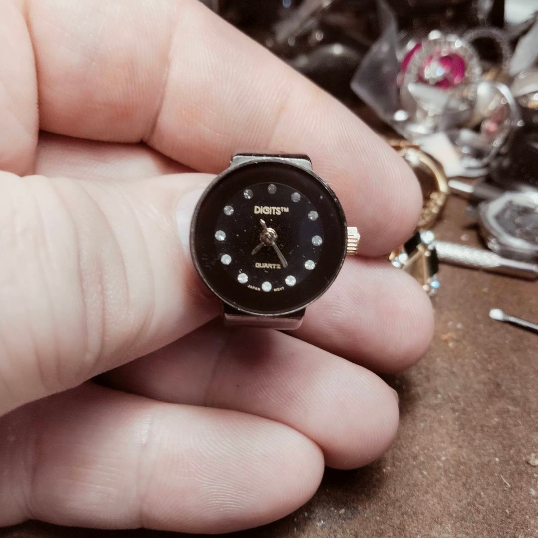 Ring Watch, Digits, New Swiss Silver Oxide. - Etsy