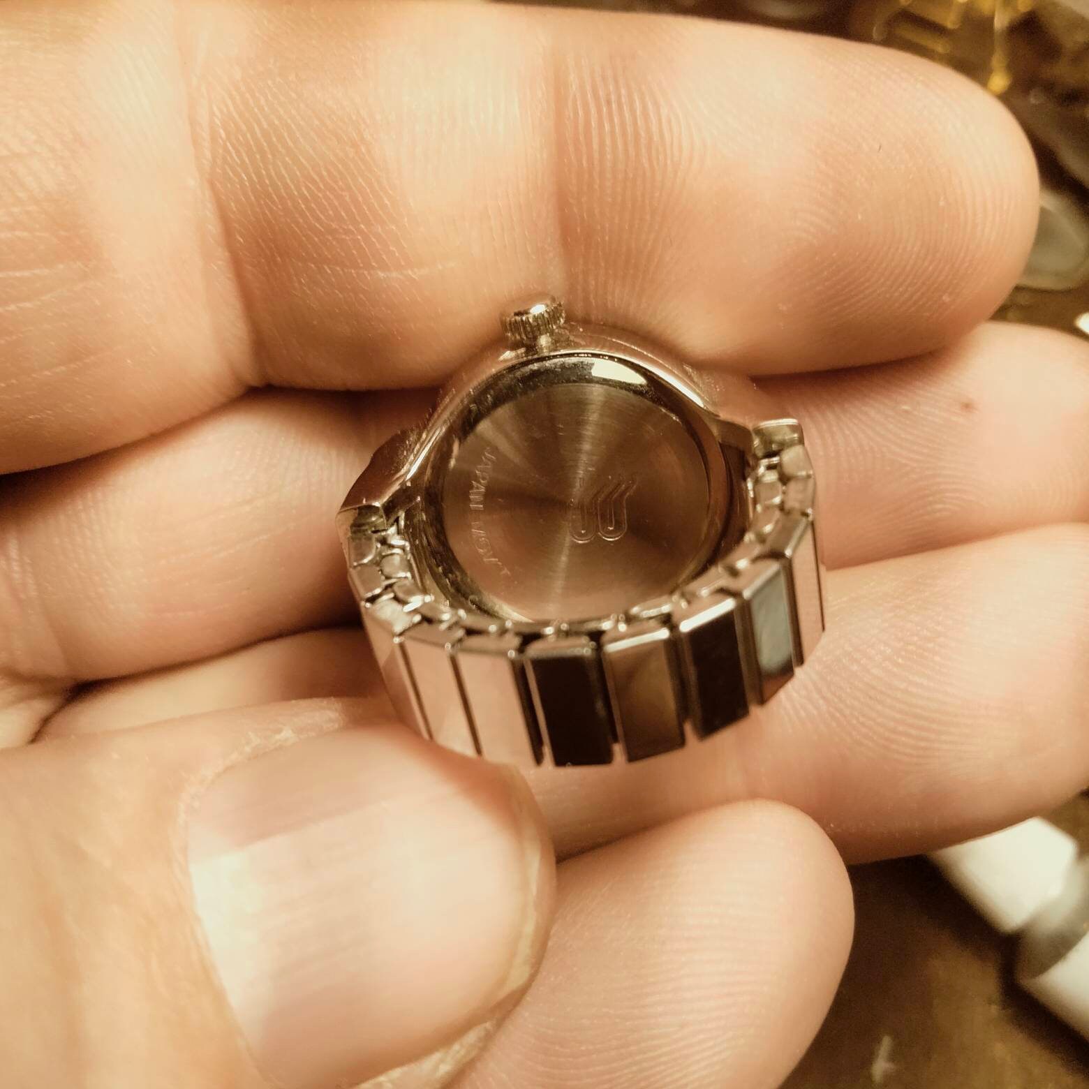 Ring Watch, Digits, Signed Bonetto, Indian Head Penny Design. New Swiss ...