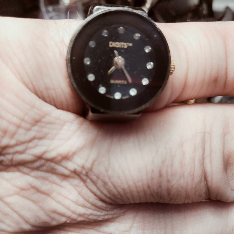 Ring Watch, Digits, New Swiss Silver Oxide. - Etsy