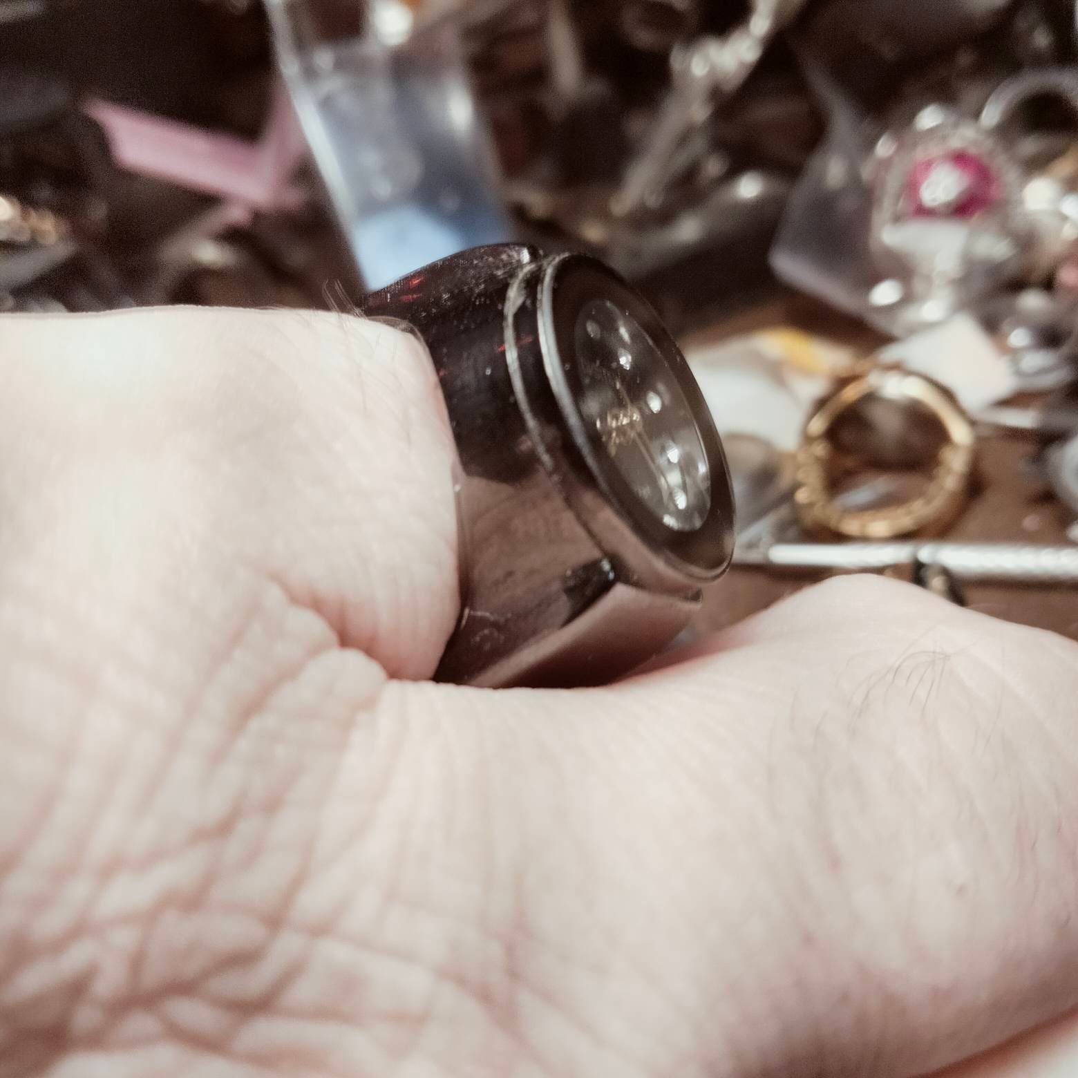 Ring Watch, Digits, New Swiss Silver Oxide. - Etsy