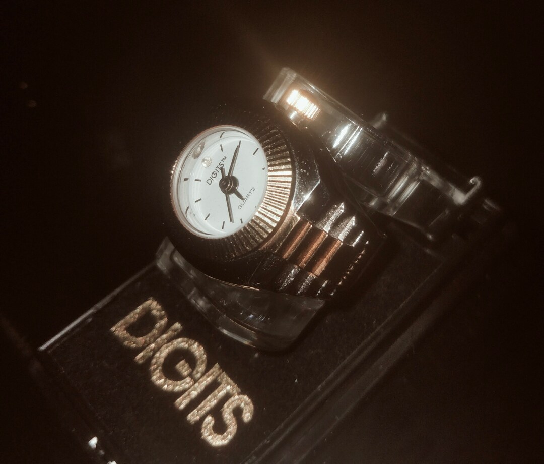 Ring Watch, Digits, New Swiss Silver Oxide Battery. - Etsy