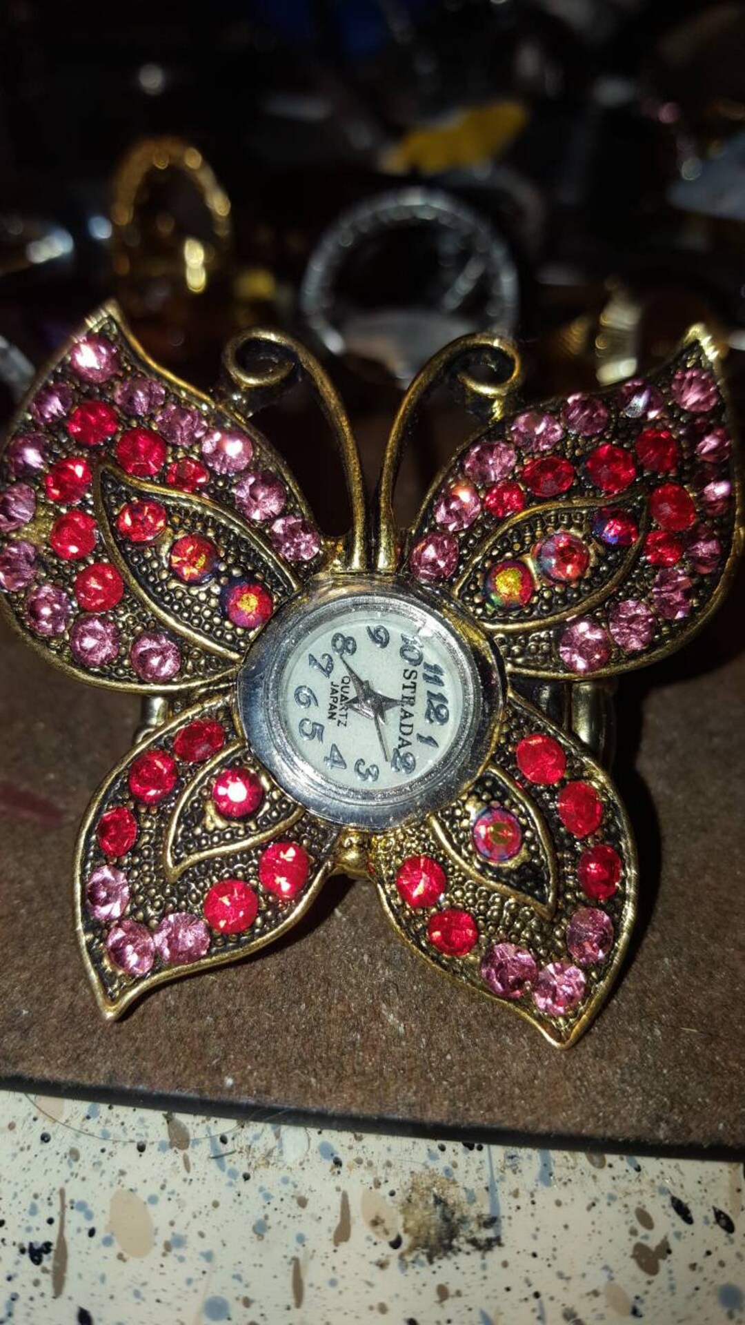 Ring Watch,vintage,strada,new Swiss Silver Oxide Battery - Etsy