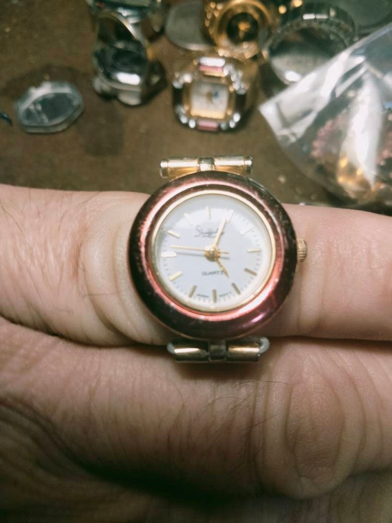 vintage sheffield ring - Gem