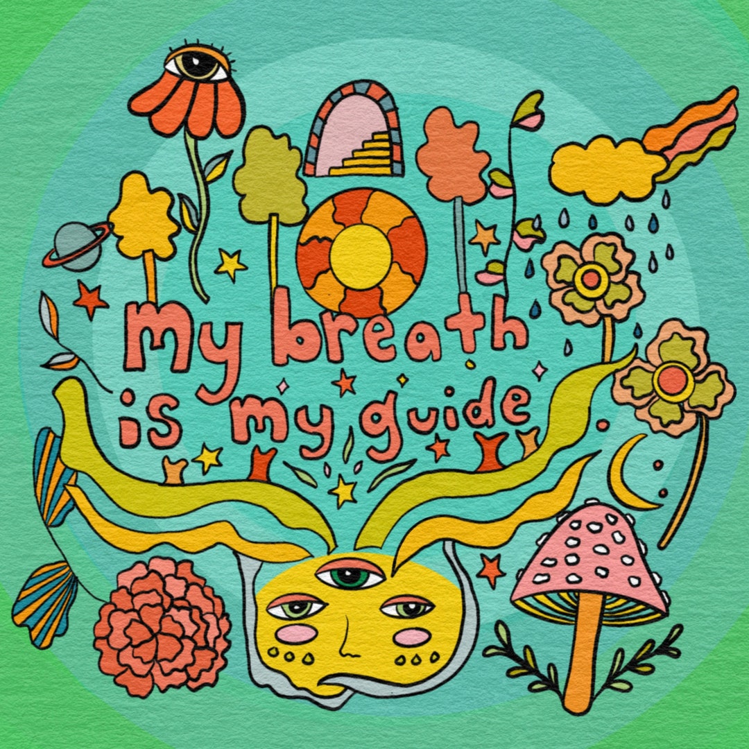 Mantra Art Print,inspirational Wall Art, Colorful Wall Art, Mantra ...