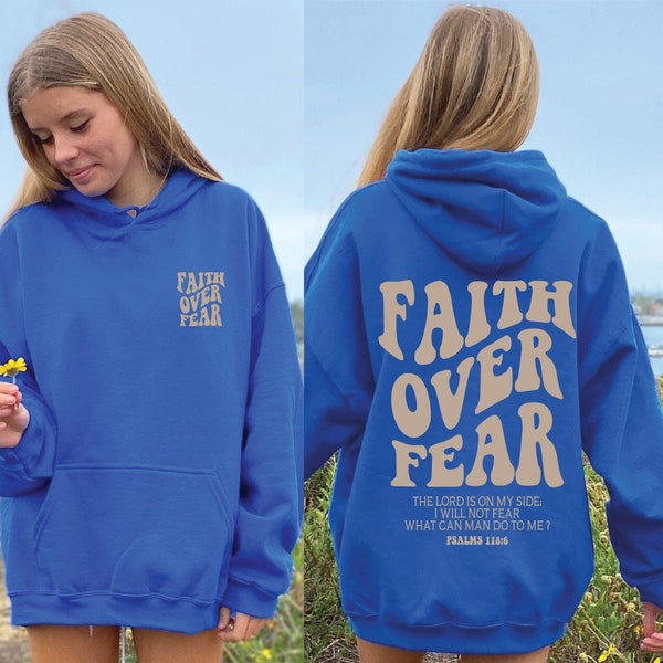 Faith Over Fear Hoodie - Etsy