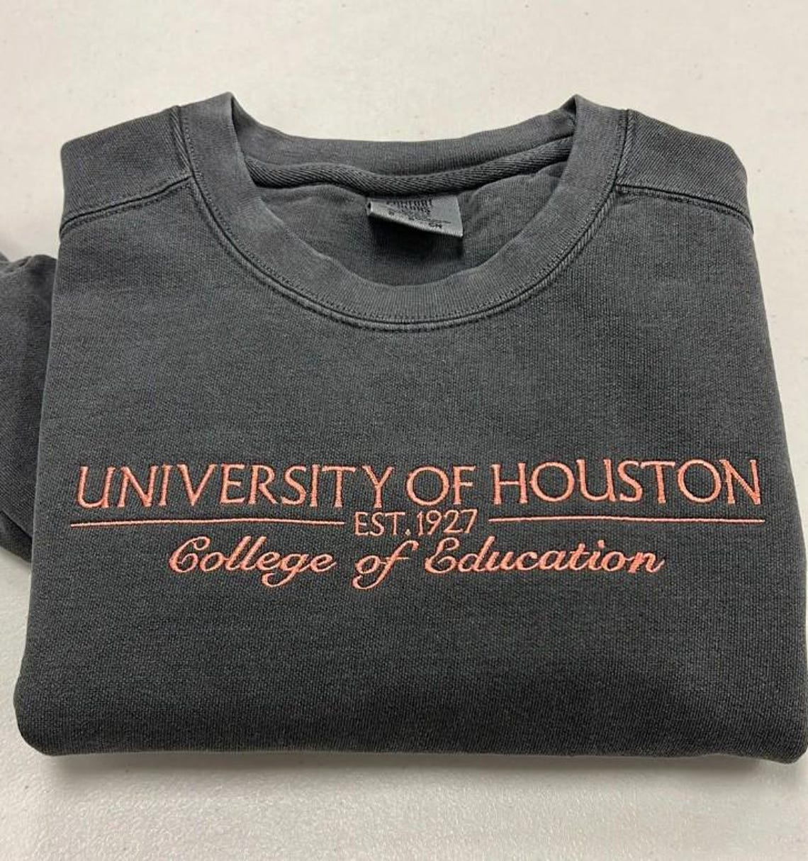 Custom University Embroidered Comfort Colors® Shirt or Sweatshirt ...