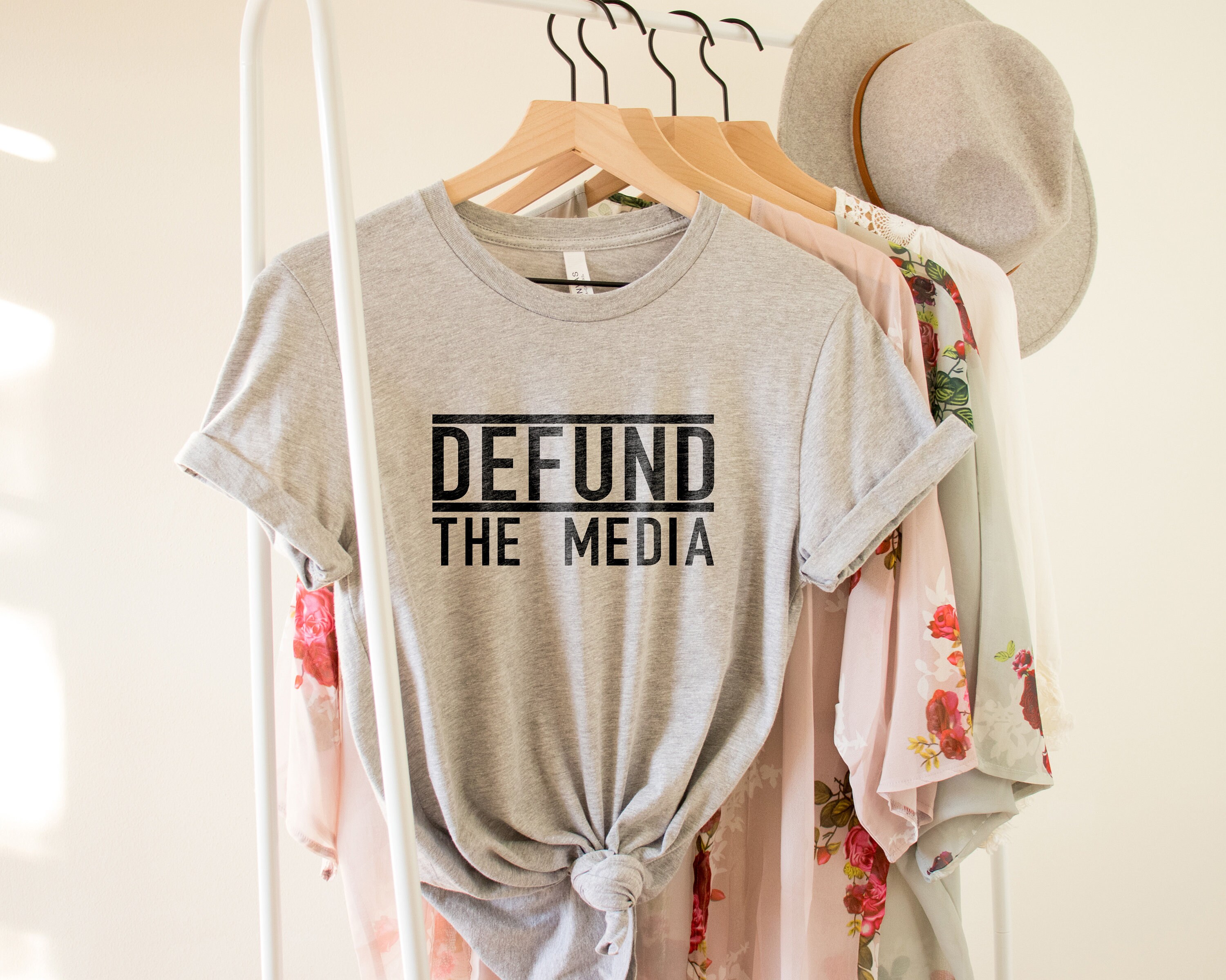 Defund the Media Shirt UNISEX for Men or Women Him or Her - Etsy