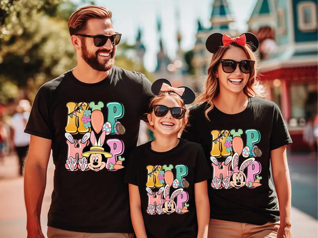 Minnie and Mickey Hip Hop Shirt, Disney Easter 2025 Shirt, Disney ...