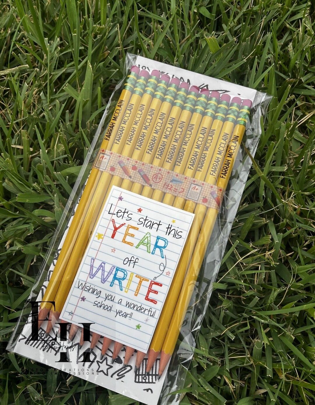 Personalized Back-to-school Pencils | Custom Name Pencils | First Day ...