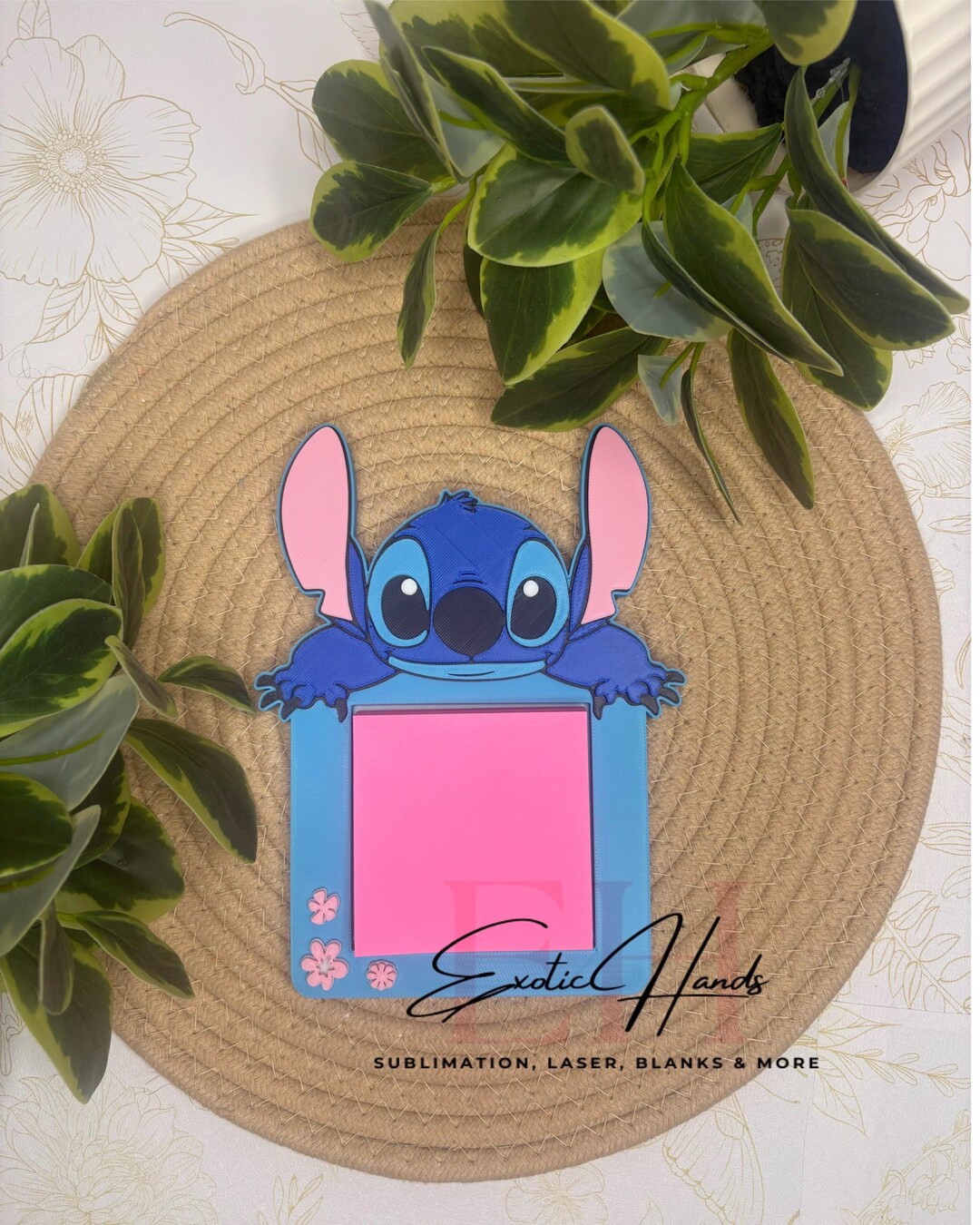Blue Alien Note Holder | Cute Desk Accessory | Blue Alien Office Decor ...