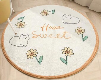 Kawaii Living Room Rug - Etsy