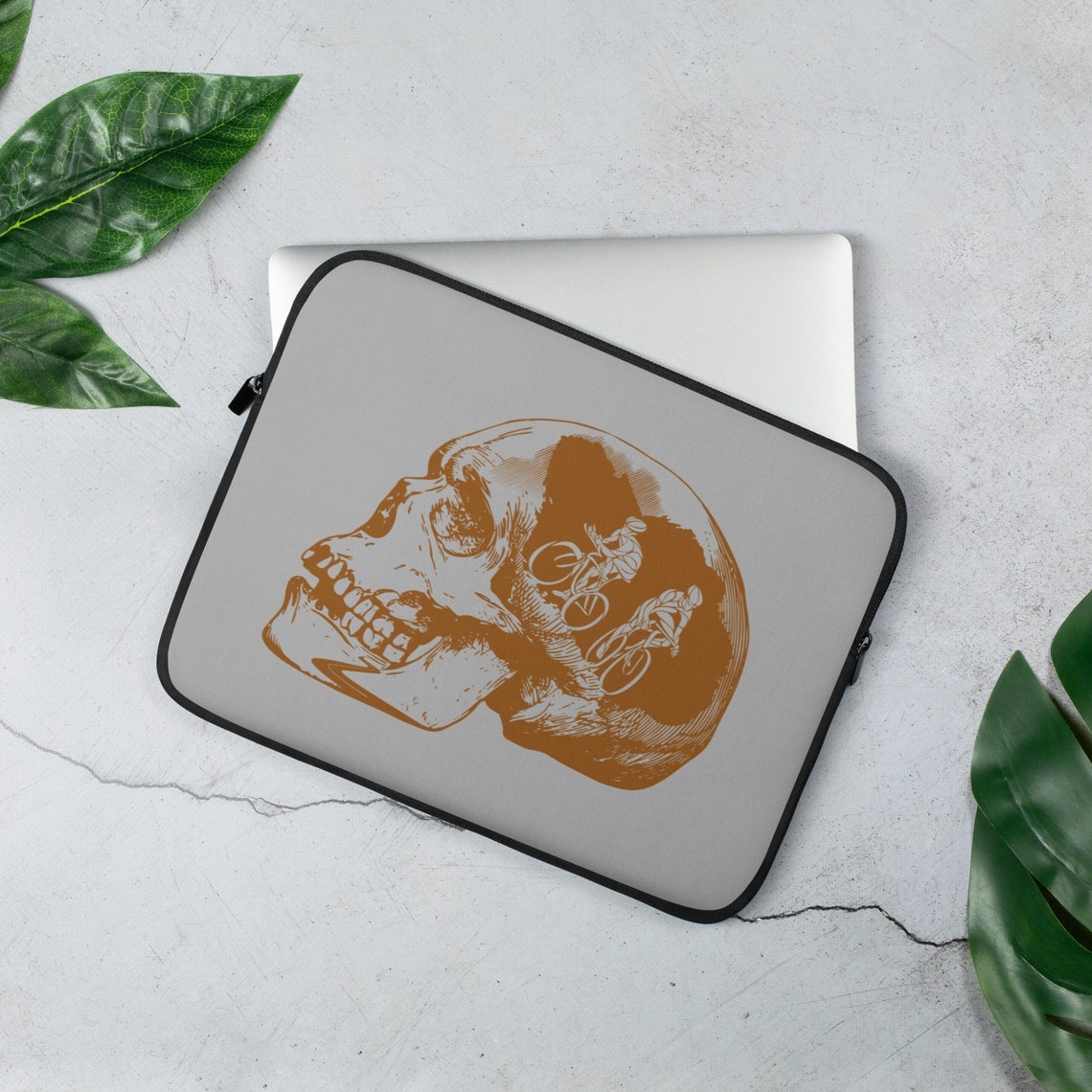 Skull MTB Laptop Case. Skull MTB Laptop Sleeve. Skull Mountain Biker ...