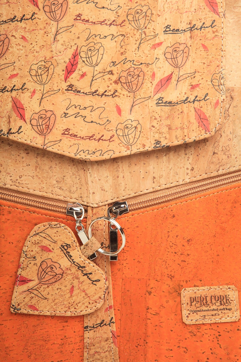 Cork Backpack Beautiful Vegan Backpack Gift Rucksack | Etsy