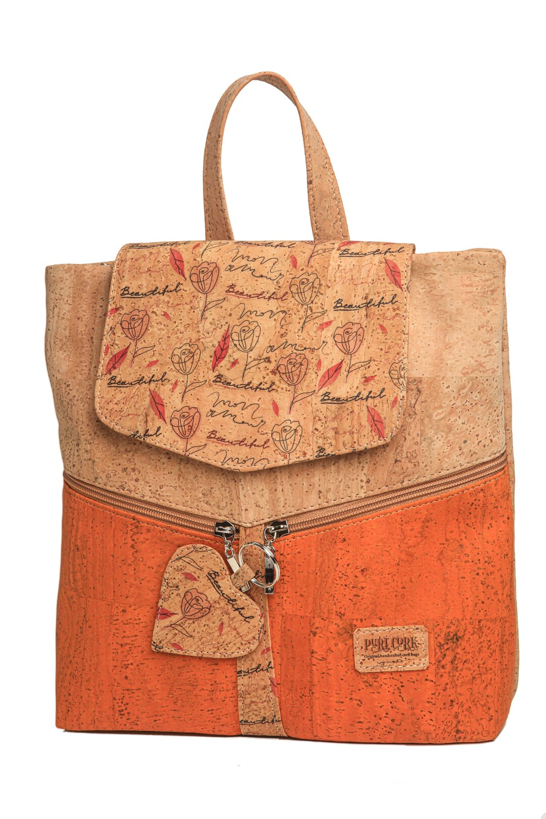 Cork Backpack Beautiful - Vegan Backpack - Gift Rucksack - Etsy