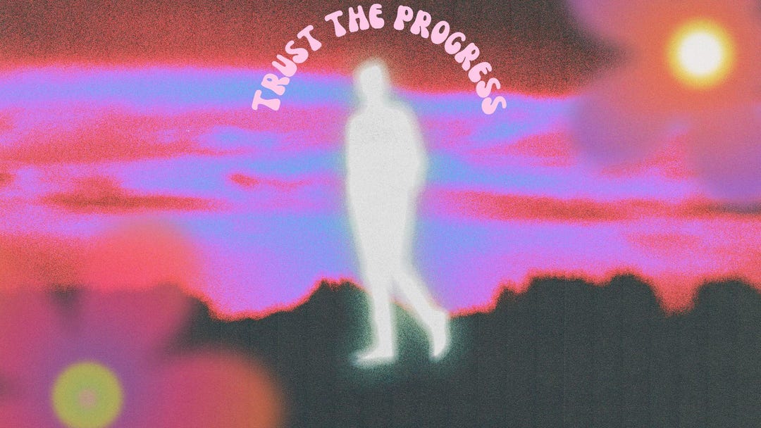 Trust the Progress | Laptop Wallpaper | Aura - Etsy