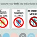 No Monsters Allowed Poster Monster Free Zone Sign No Monsters Allowed ...