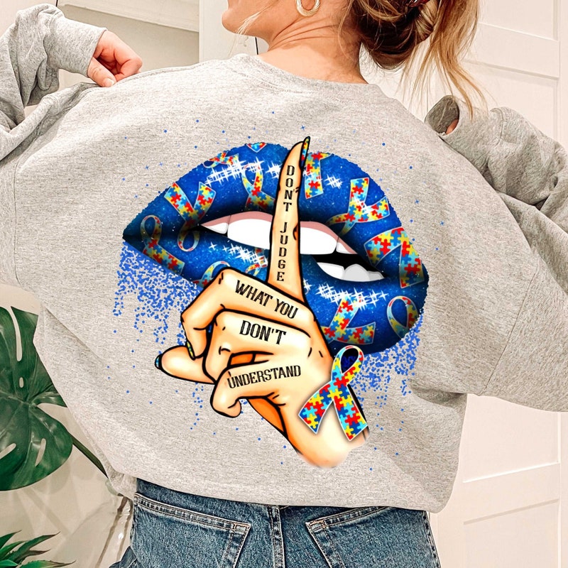 Autism Lips Png - Etsy