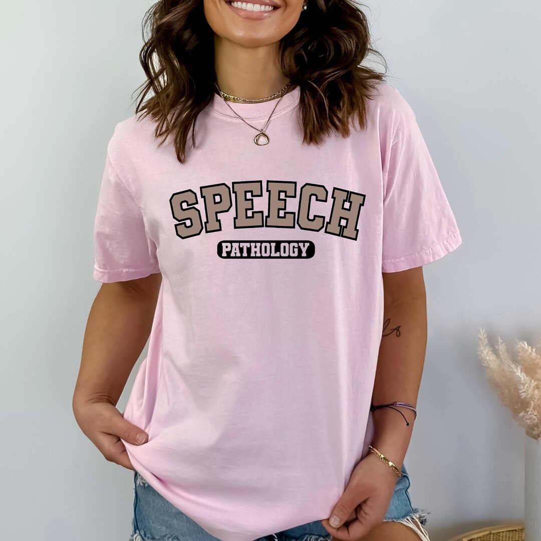 Speech Therapy Shirt, Retro Happy Face Speech Therapist Shirt, Speech ...