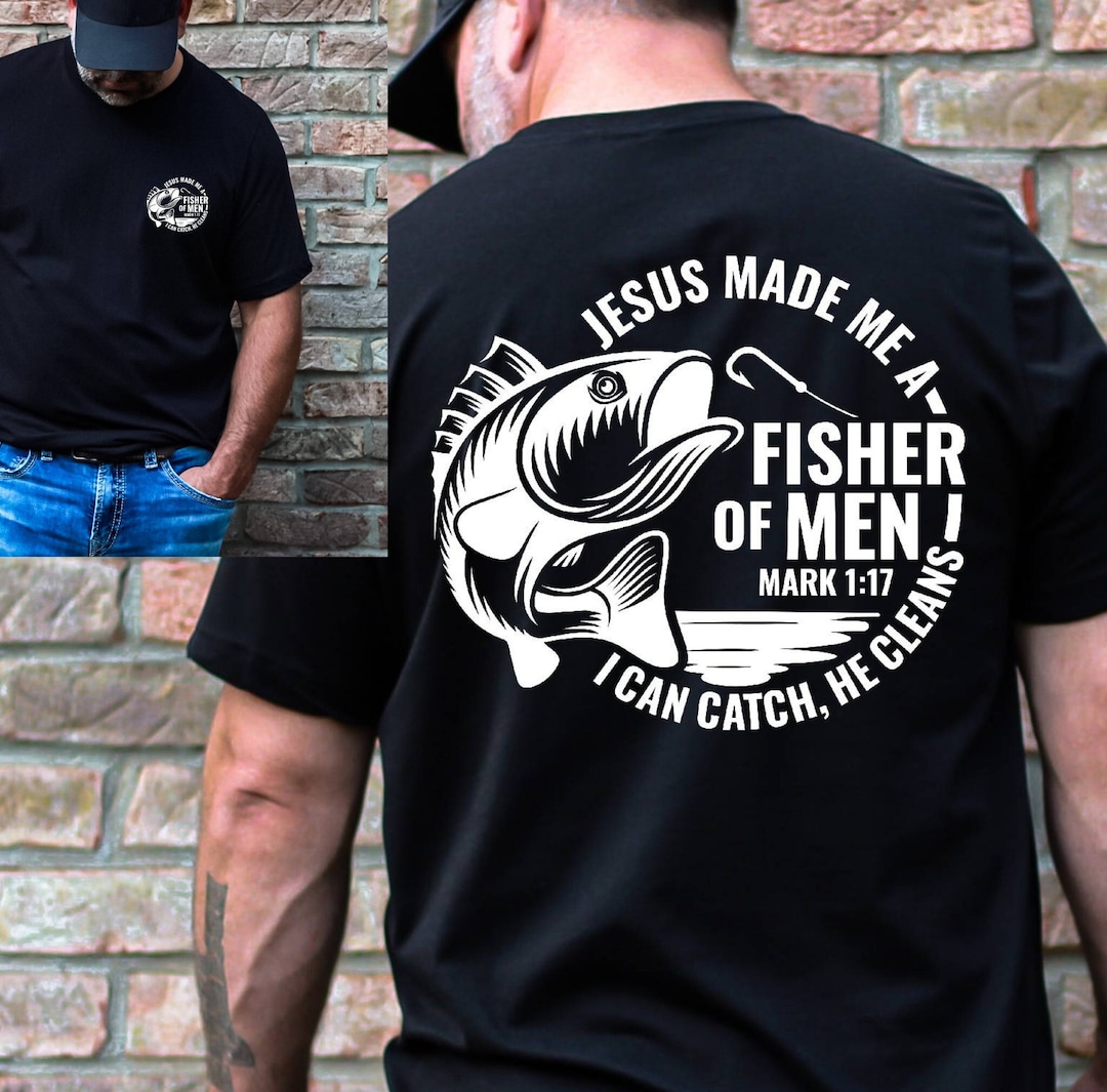 Christian Shirts for Men Shirt,christian Shirt,fisher of Men Christian ...