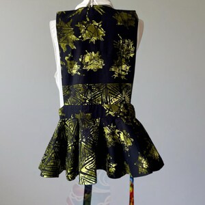 Woo - African Themed Ankara Kitenge Reversible Peplum Jacket for Women ...