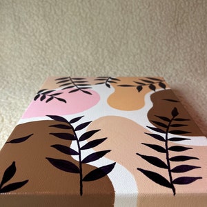 Modern Boho Art 8X10 Hand Painted Level 3 Stapled Canvas - Etsy