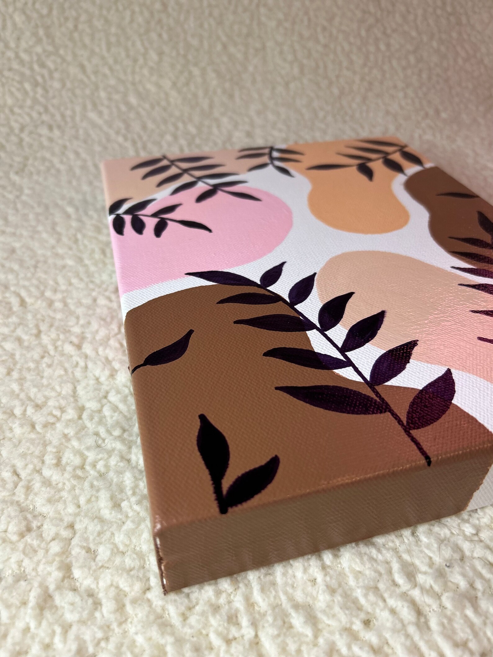 Modern Boho Art 8X10 Hand Painted Level 3 Stapled Canvas - Etsy