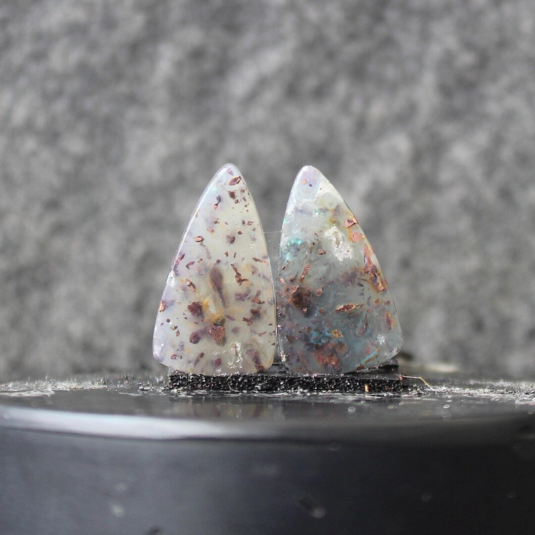 Confetti Chrysocolla Pair - Etsy