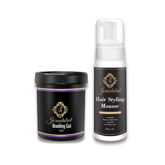Braiding Gel & Styling Mousse Bundle - Etsy