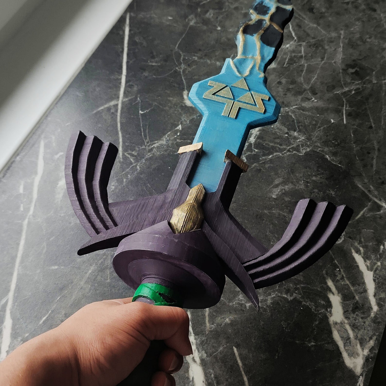 Corrupted Master Sword Inspired by Zelda Tears of the Kingdom - Etsy