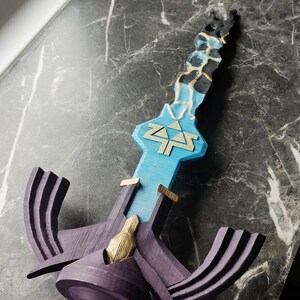 Corrupted Master Sword Inspired by Zelda Tears of the Kingdom - Etsy