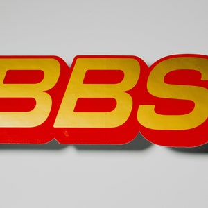 Authentic BBS Large Decal Red Gold Black White Black Gold Blue White ...