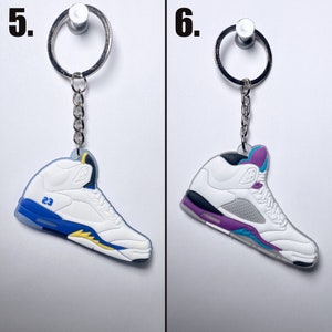 AJ 5 Retro Shoes 20 Styles to Choose From Shoe Sneaker Keychain ...