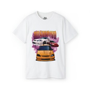 Honda Civic EK9 TYPE R 90s Car Bootleg Tshirt Hashiriya JDM Race Racing ...