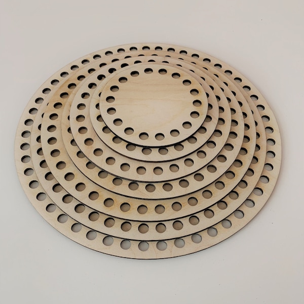 Wood Crochet Bases - Etsy