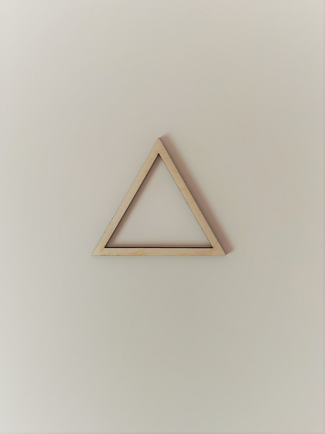 Contorno de triángulo de madera / Macrame Mobile / Formas de - Etsy México