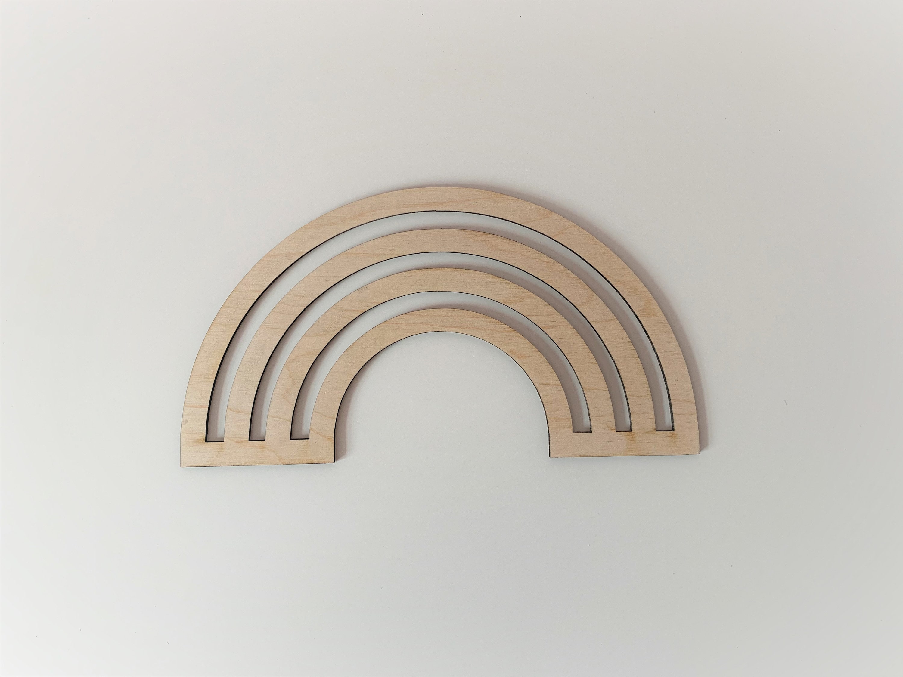 Rainbow Macrame Outline / Rainbow Outline / Nursery Decor / | Etsy