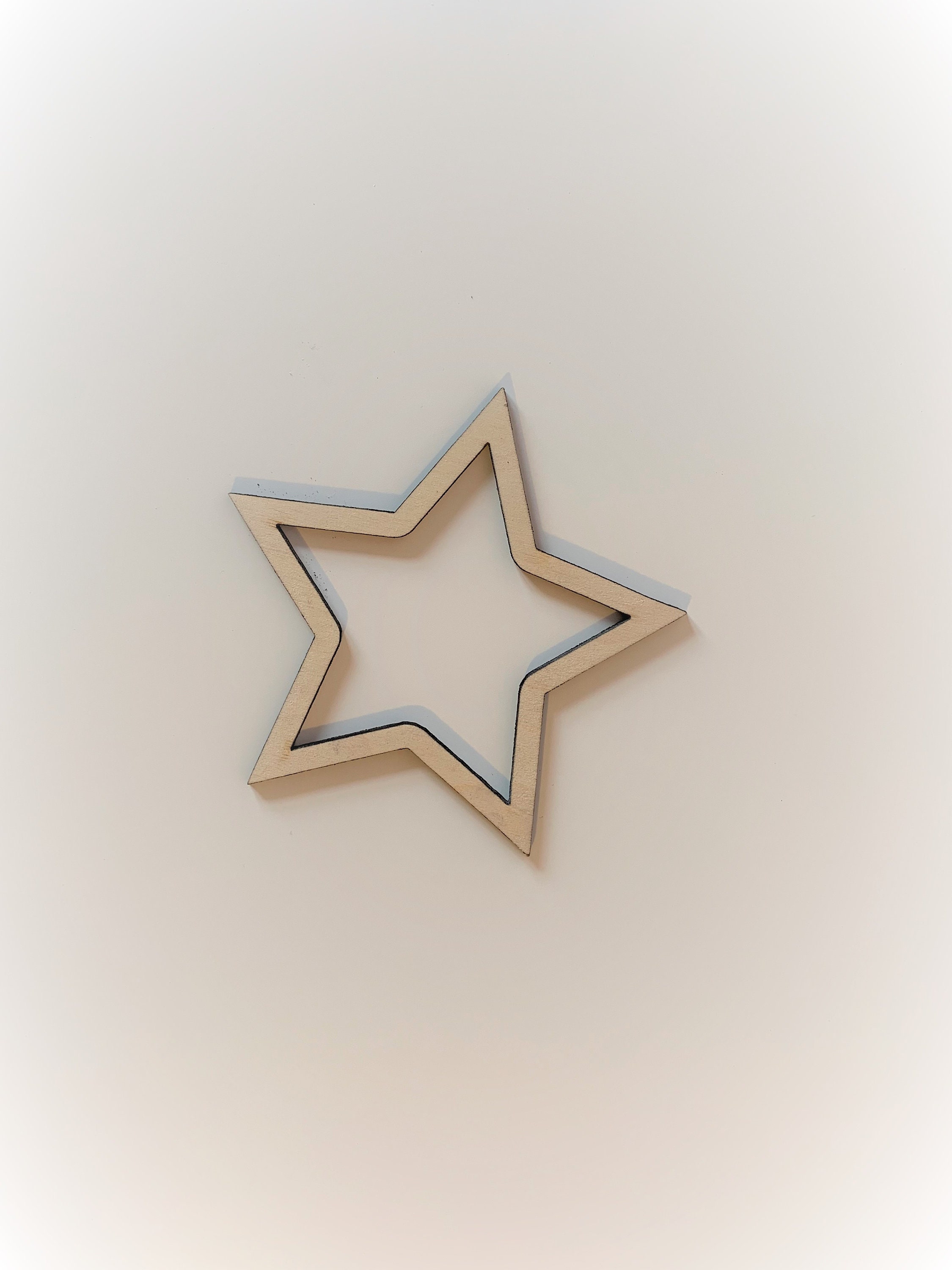 Birch Plywood Star Outline: DIY Nursery Mobile Shapes - Etsy